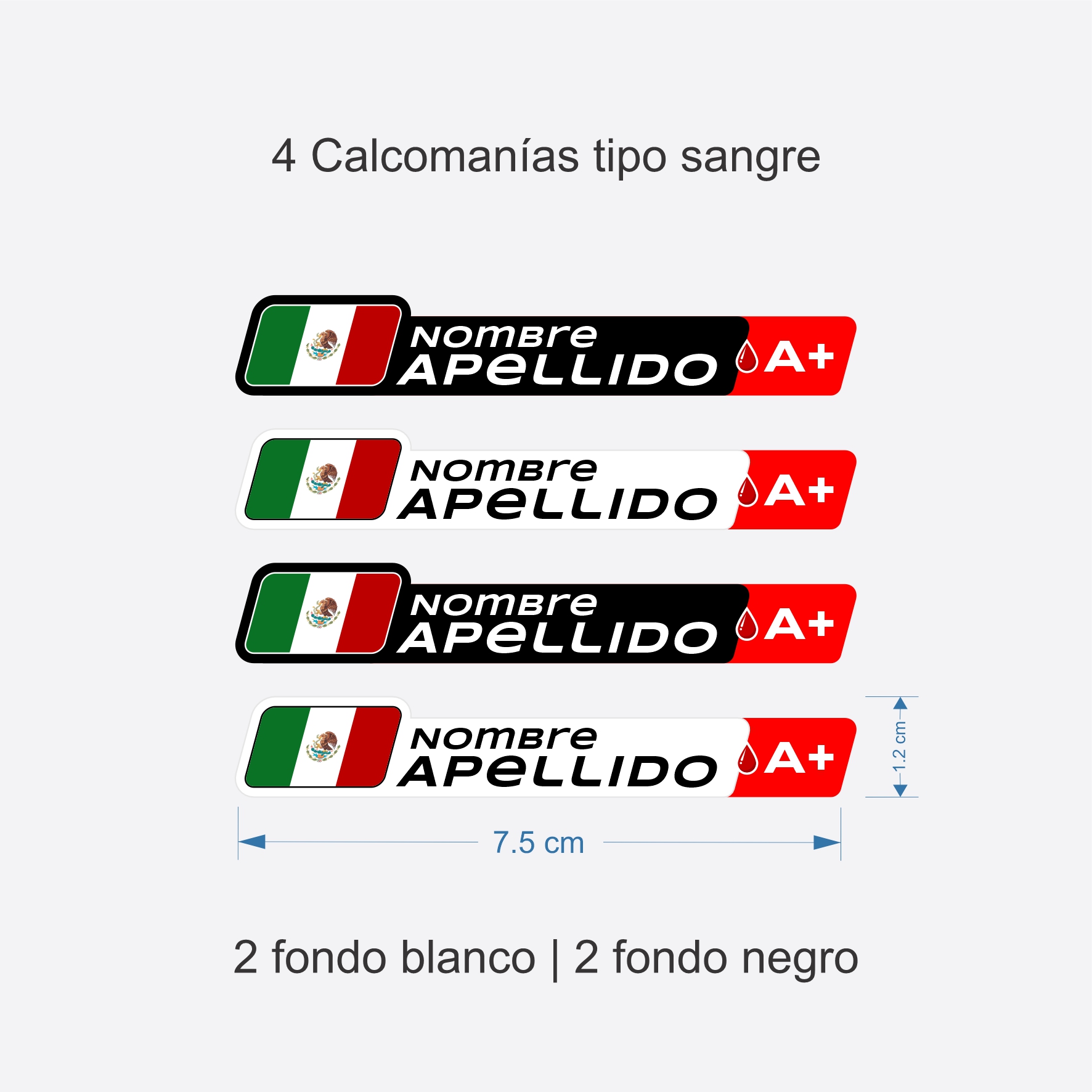 Calcomanías personalizadas Stickers Bandera 16 piezas – RockRide